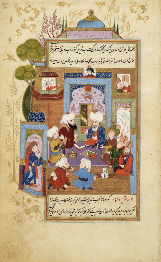 The Life of Rumi in Rare Islamic Manuscript Paintings from the 1590s ...